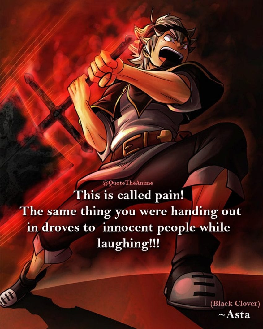 9+ Motivational Asta Quotes from Black Clover