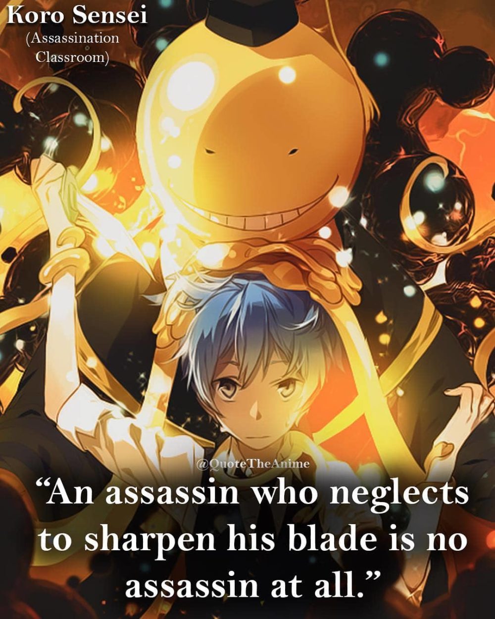 13+ Best Koro Sensei Quotes (HQ Images) Assassination Classroom - QTA