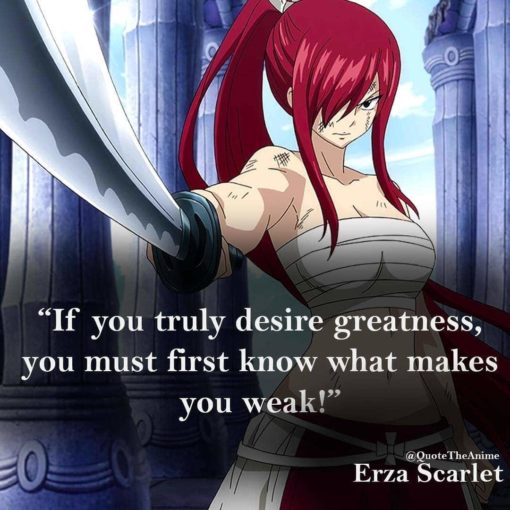 13+ Powerful Erza Scarlet Quotes