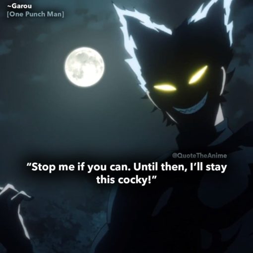 7+ Powerful Garou Quotes - One Punch Man (HQ Images) | QTA