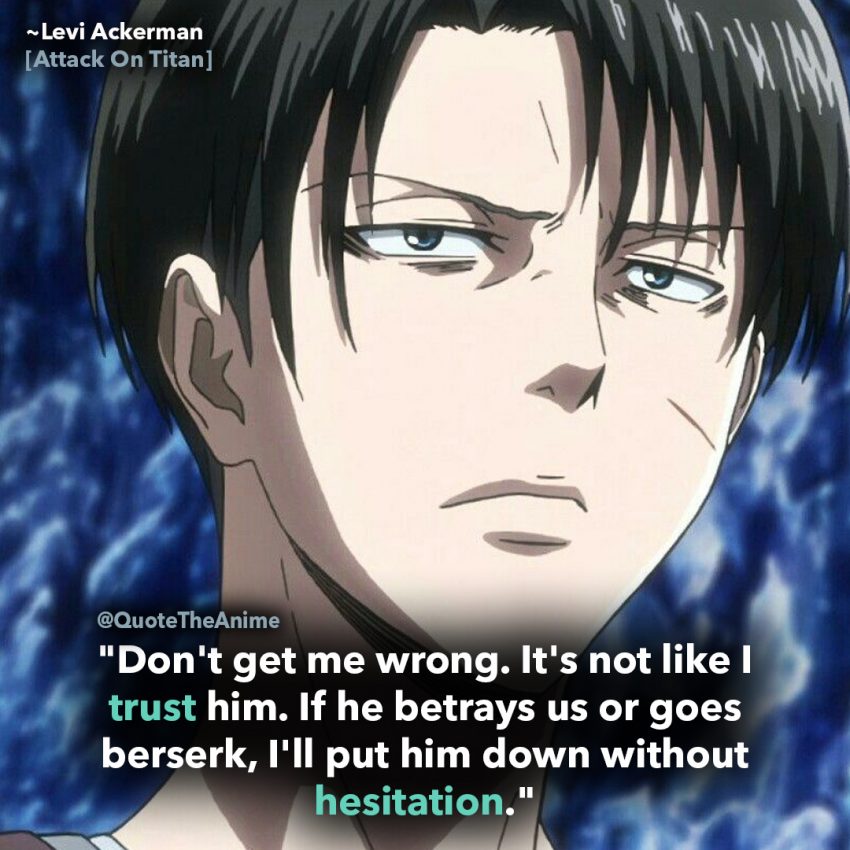 11+ Powerful Levi Ackerman Quotes - AOT (HQ Images)