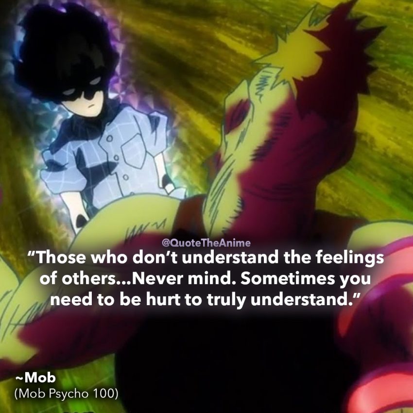 11+ Motivational Mob Psycho 100 Quotes | QTA
