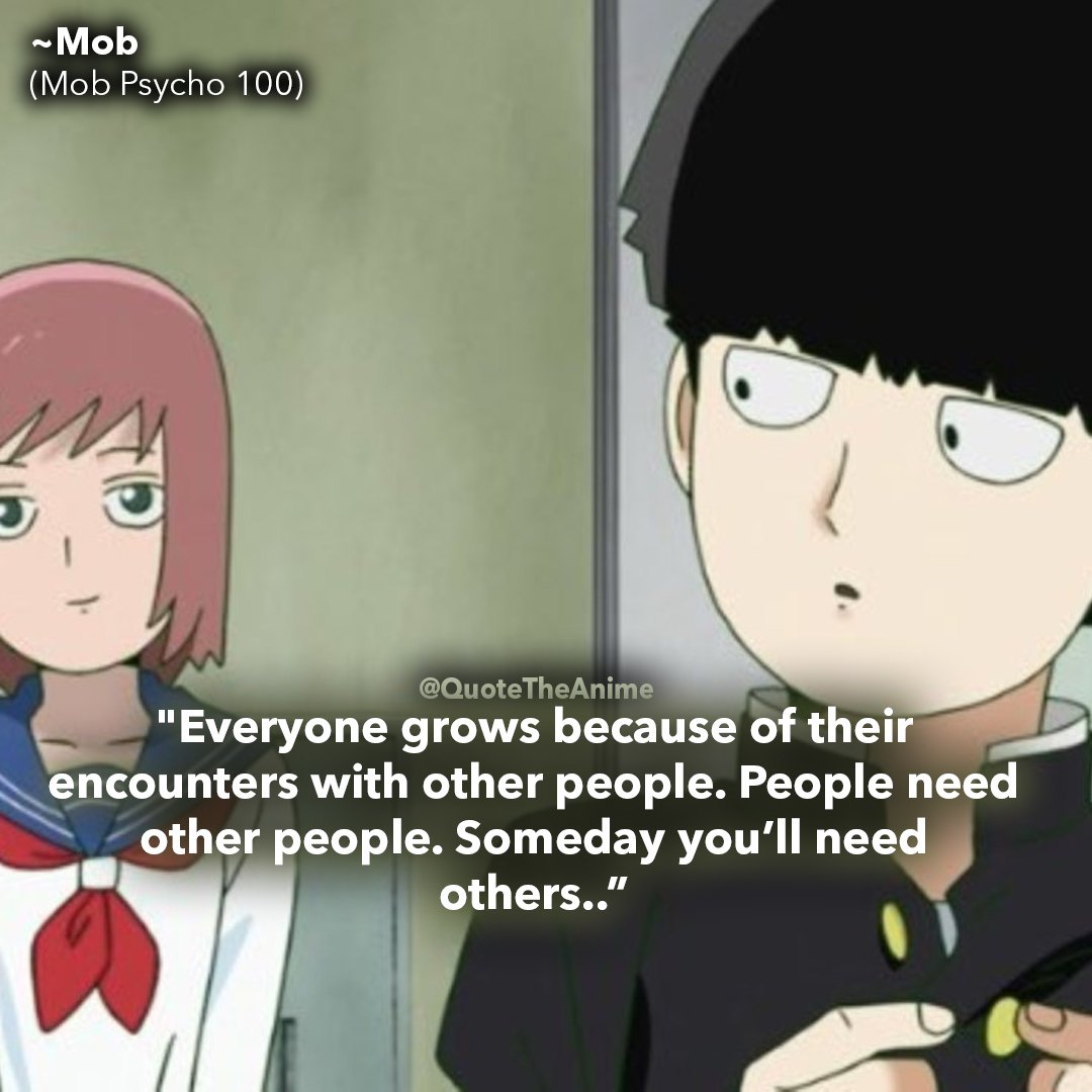 11+ Motivational Mob Psycho 100 Quotes | QTA