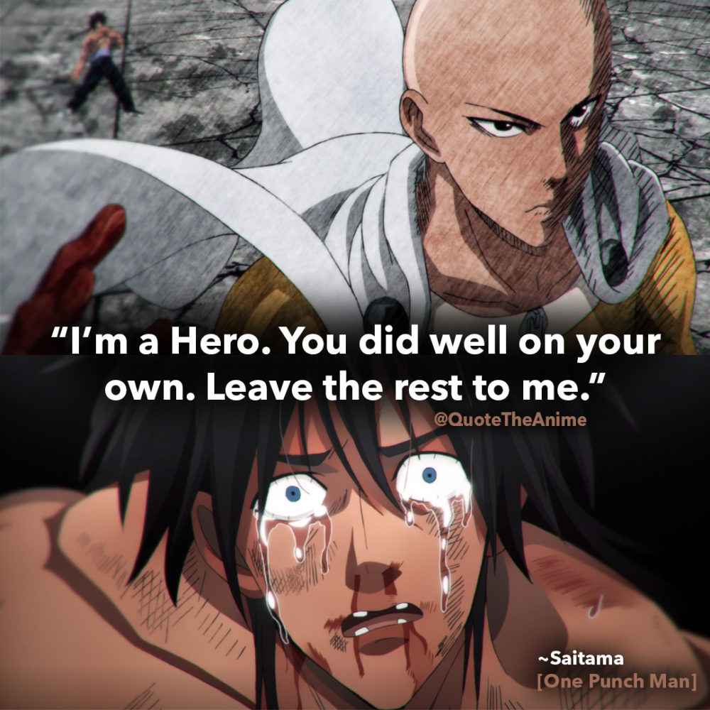 23+ POWERFUL One Punch Man Quotes (Wallpaper) | QTA