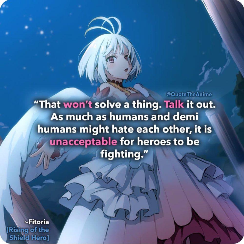 17+ Powerful Rising of the Shield Hero Quotes (Wallpaper)