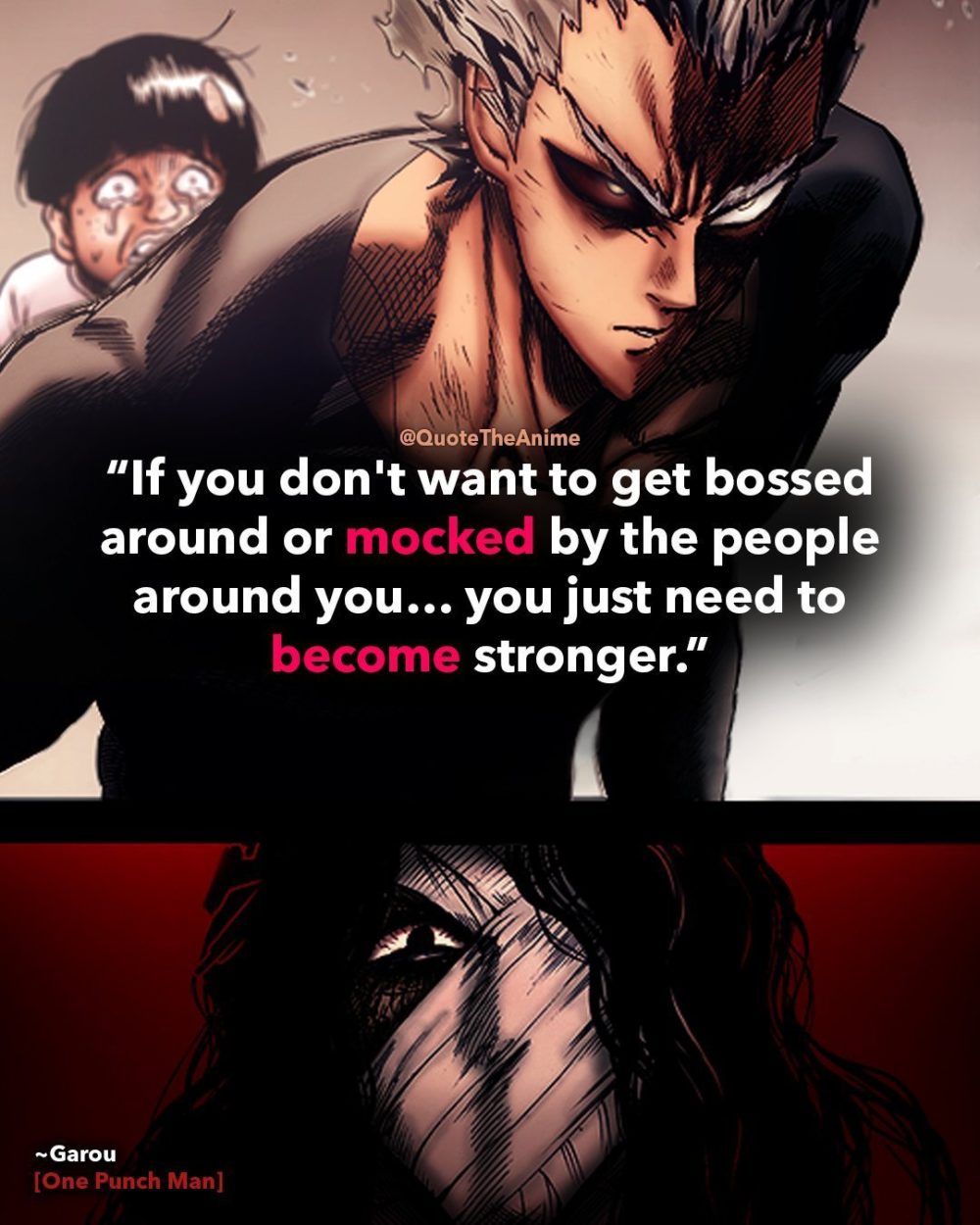 7+ Powerful Garou Quotes - One Punch Man (HQ Images) | QTA