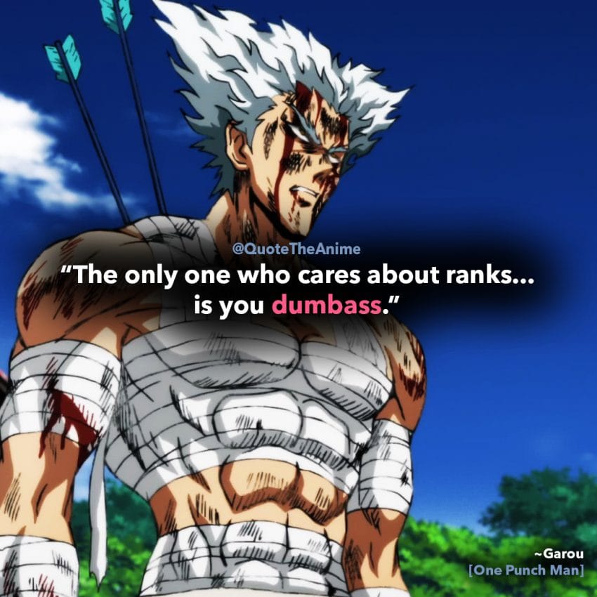 7+ Powerful Garou Quotes - One Punch Man (HQ Images) | QTA