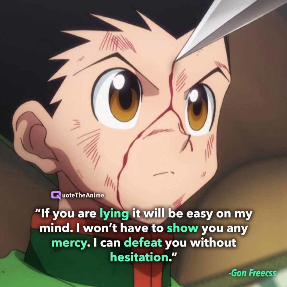 27+ POWERFUL Hunter x Hunter Quotes [HQ Images]