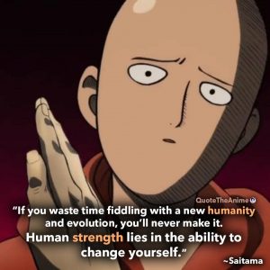17+ Powerful Saitama Quotes - One Punch Man
