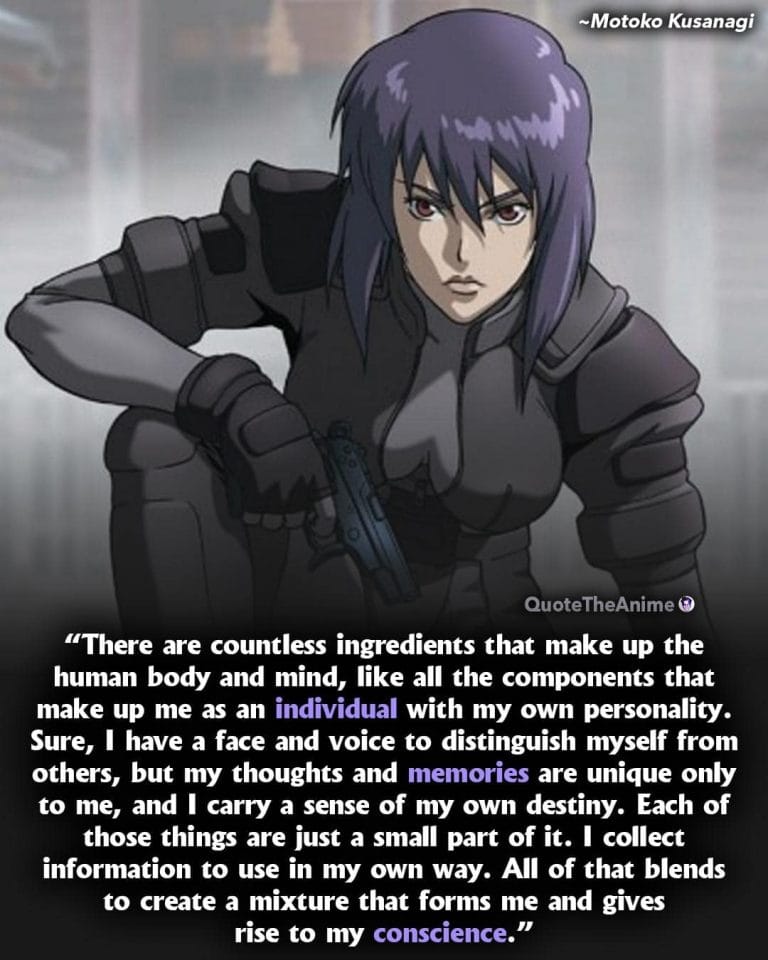 10 Powerful Ghost In The Shell Quotes Images Qta