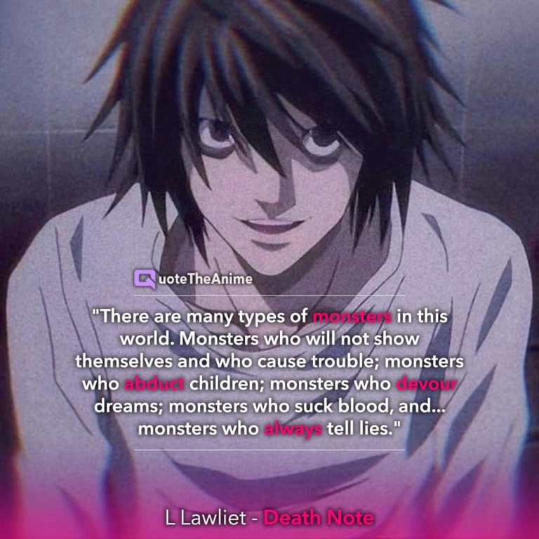 19+ POWERFUL L Lawliet Quotes You'll Love (HQ Images) - QTA