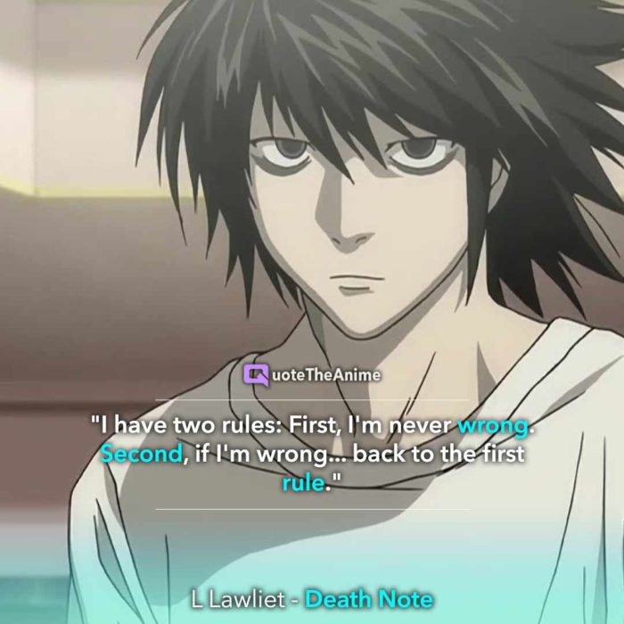 19+ POWERFUL L Lawliet Quotes You'll Love (HQ Images) - QTA