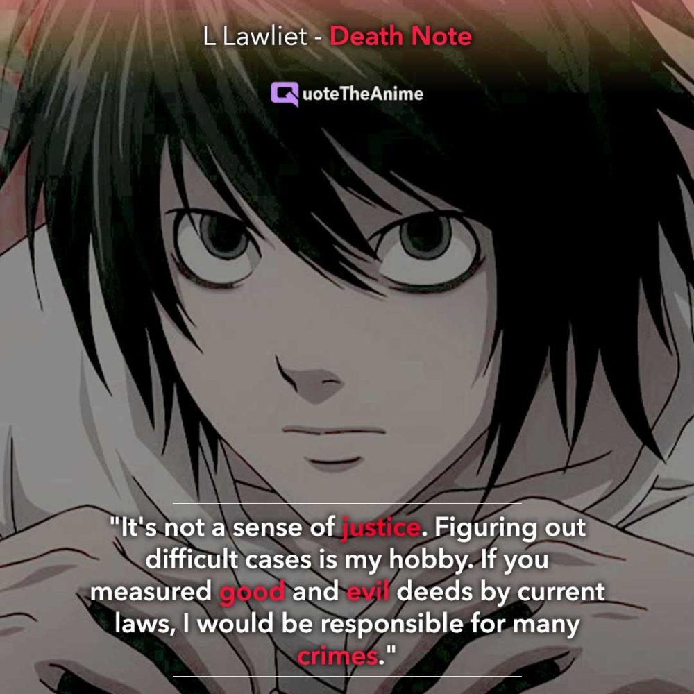 19+ POWERFUL L Lawliet Quotes You'll Love (HQ Images) - QTA