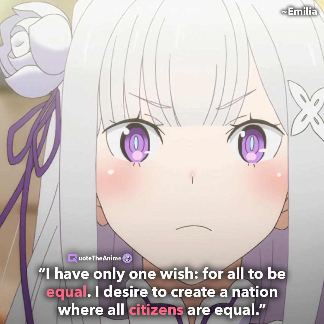 5+ Amazing Re Zero Quotes (Images) - QTA