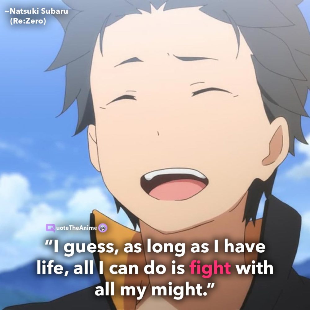 Subaru Re Zero Quotes At Alyssa Ray Blog