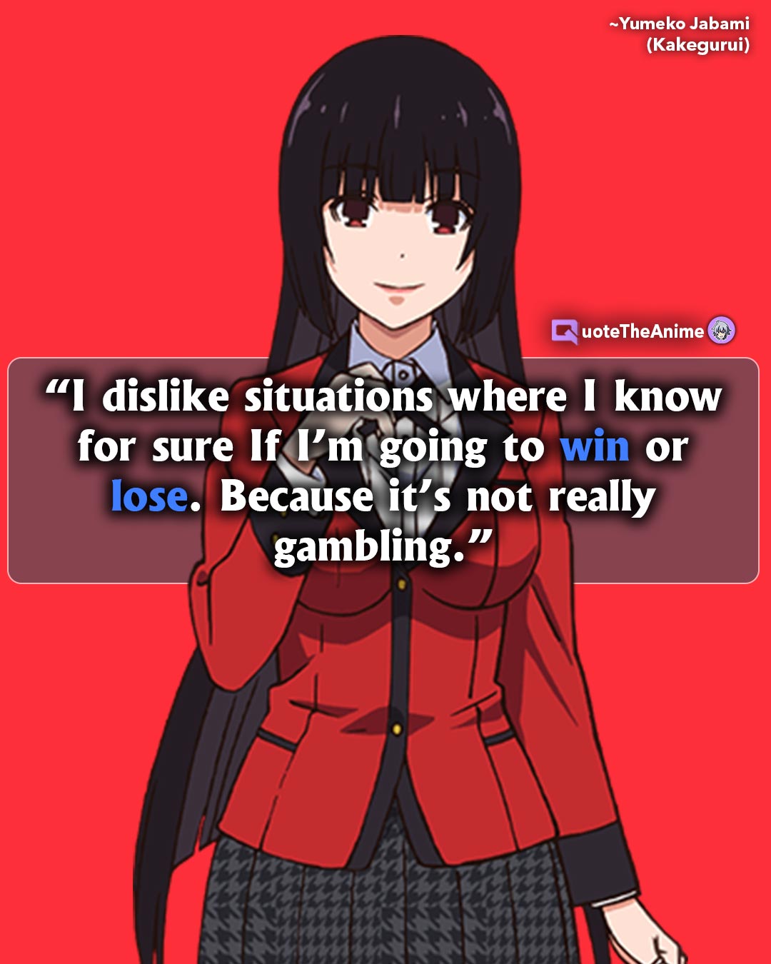 7+ Kakegurui Quotes (Images)