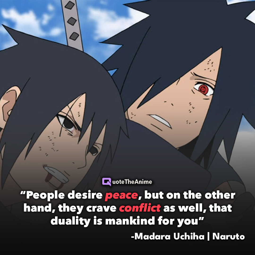 49+ POWERFUL Madara Uchiha Quotes (HQ Images)