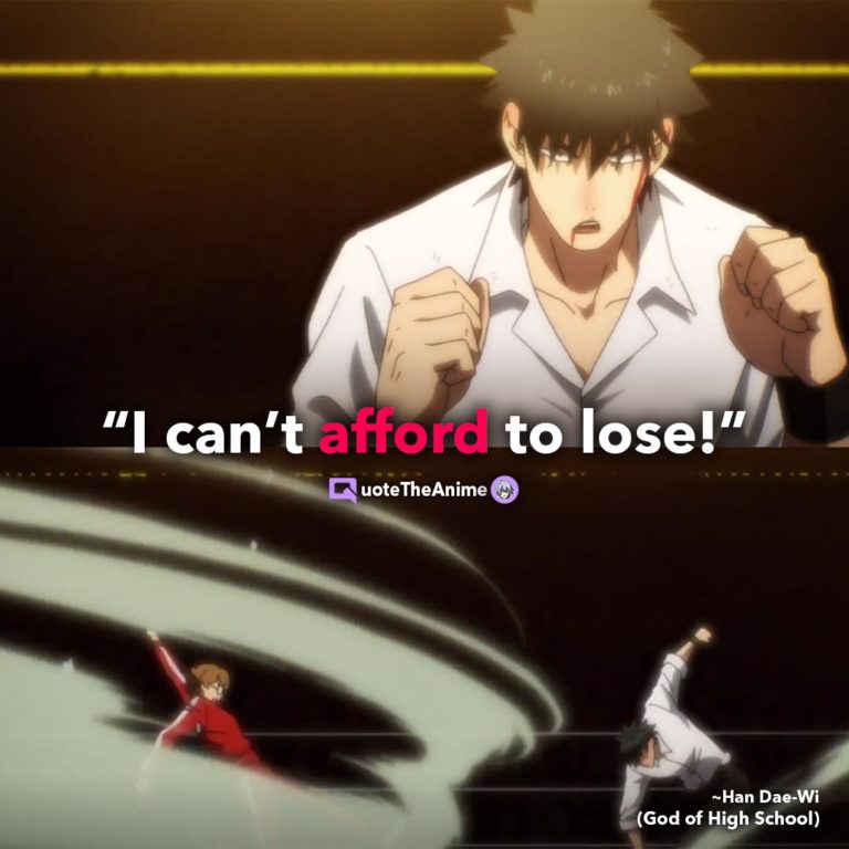 13+ Powerful God of High School Quotes (HQ Images) | QTA