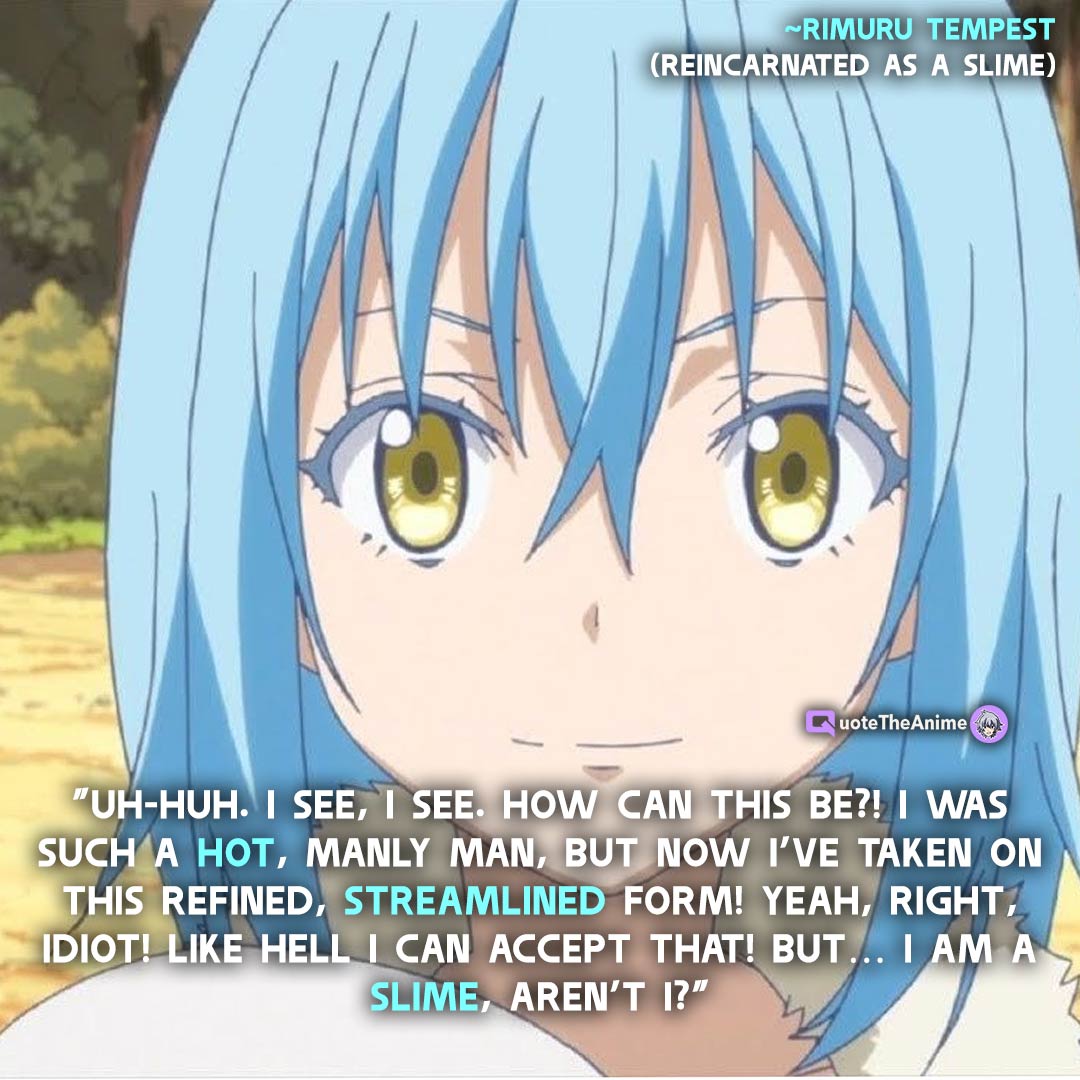 21+ Powerful "Reincarnated as a Slime" Quotes (Images) | QTA