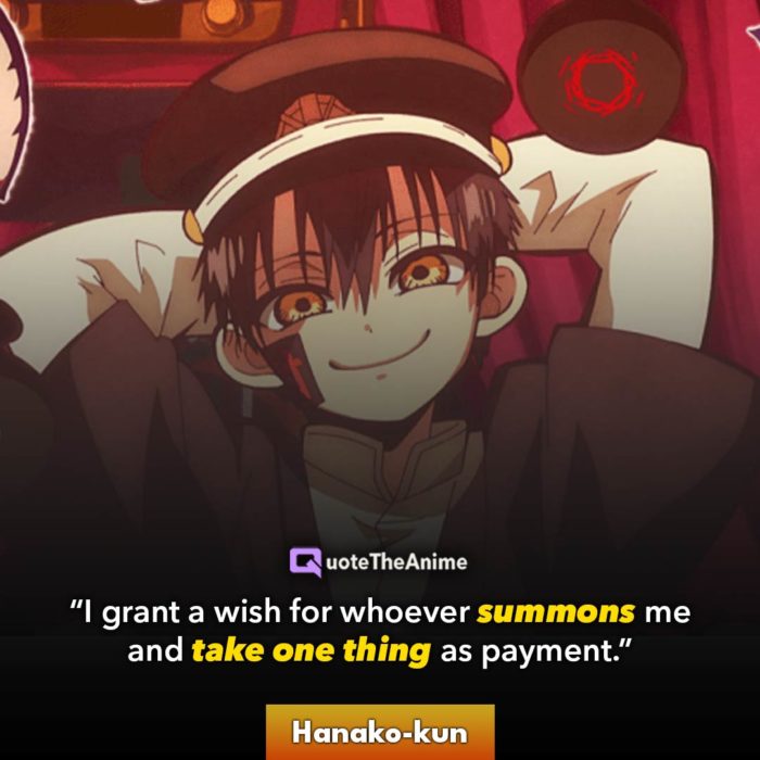 15+ POWERFUL Toilet Bound Hanako-Kun Quotes