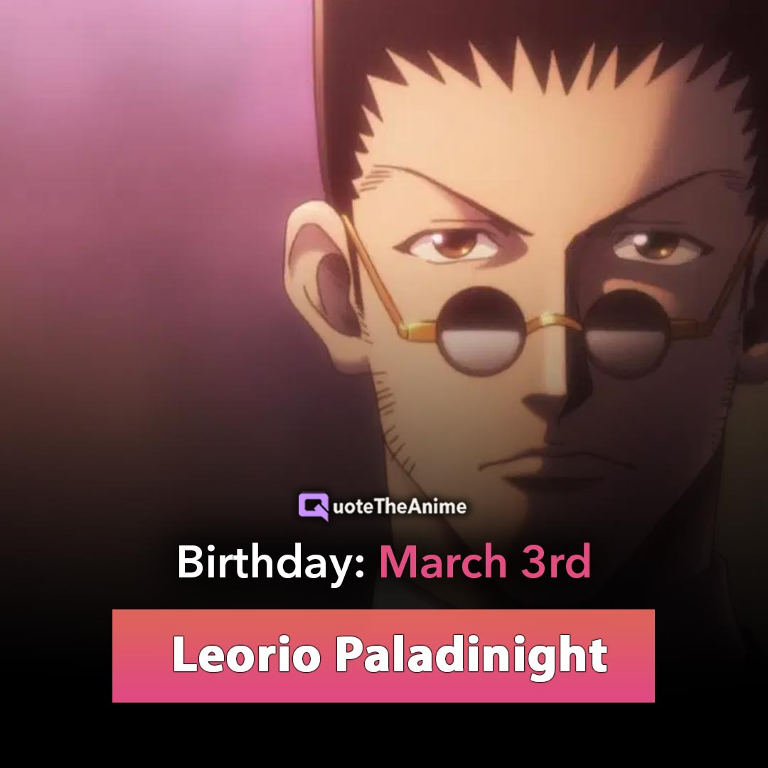 ALL Hunter x Hunter Characters' Birthdays (OFFICIAL)