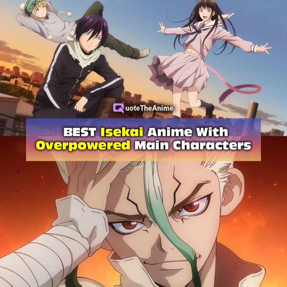 29+ Isekai Anime With Overpowered Main Character!