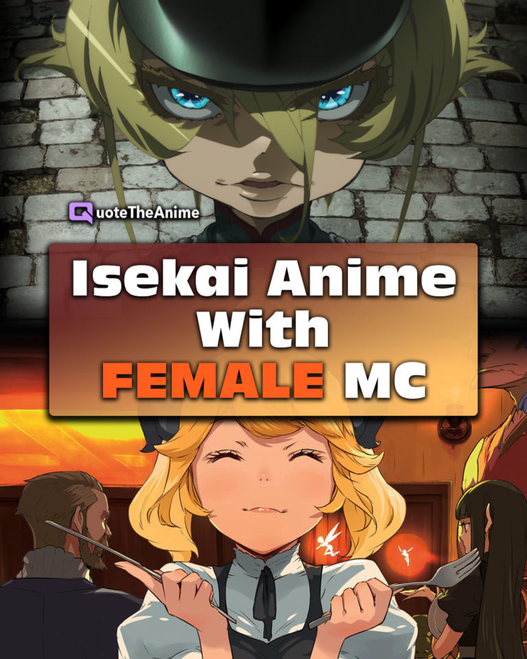 13+ Isekai Anime with FEMALE MC (Recommendations)