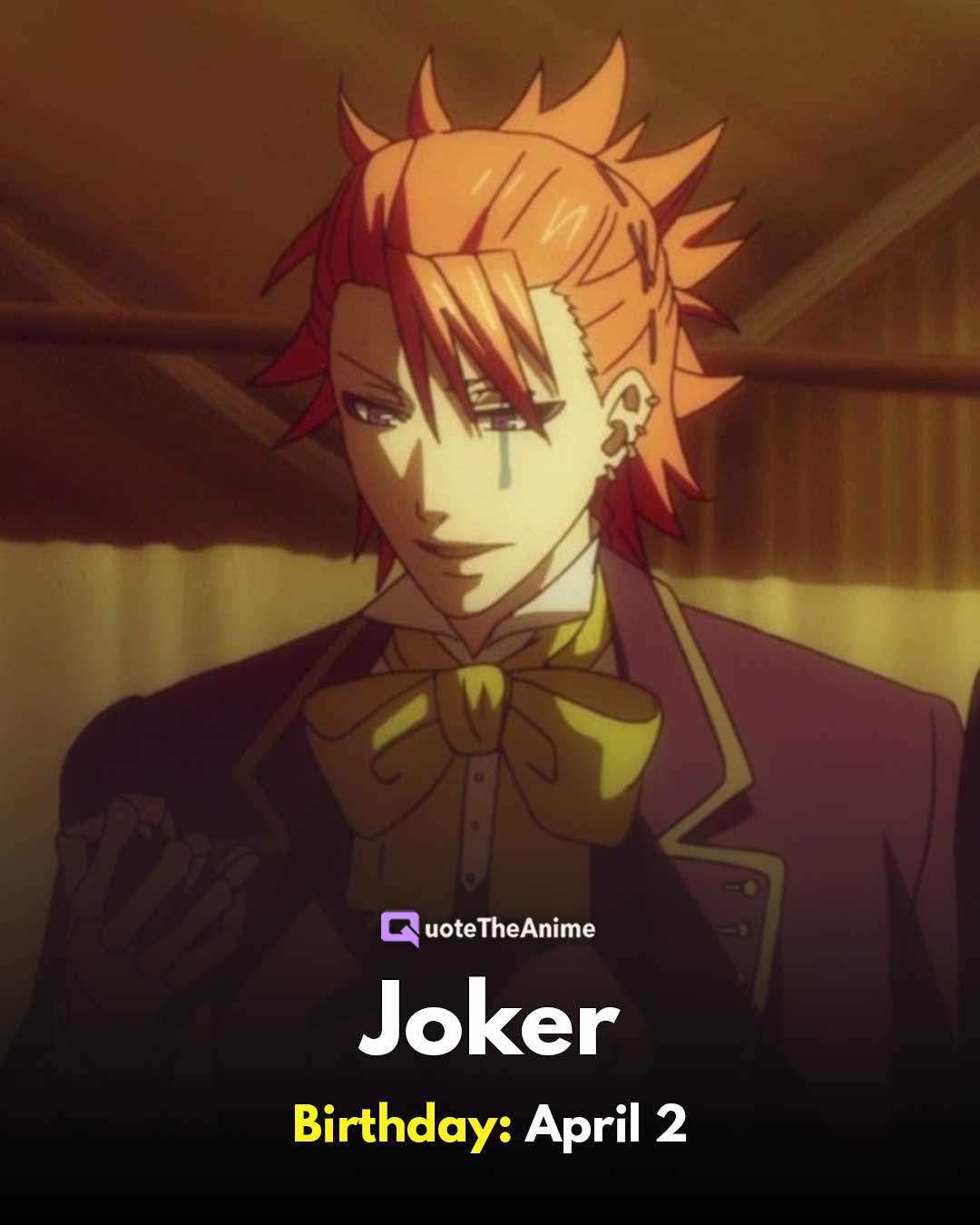 ALL Black Butler Characters' Birthdays! (Find Your Birthday Twin!)