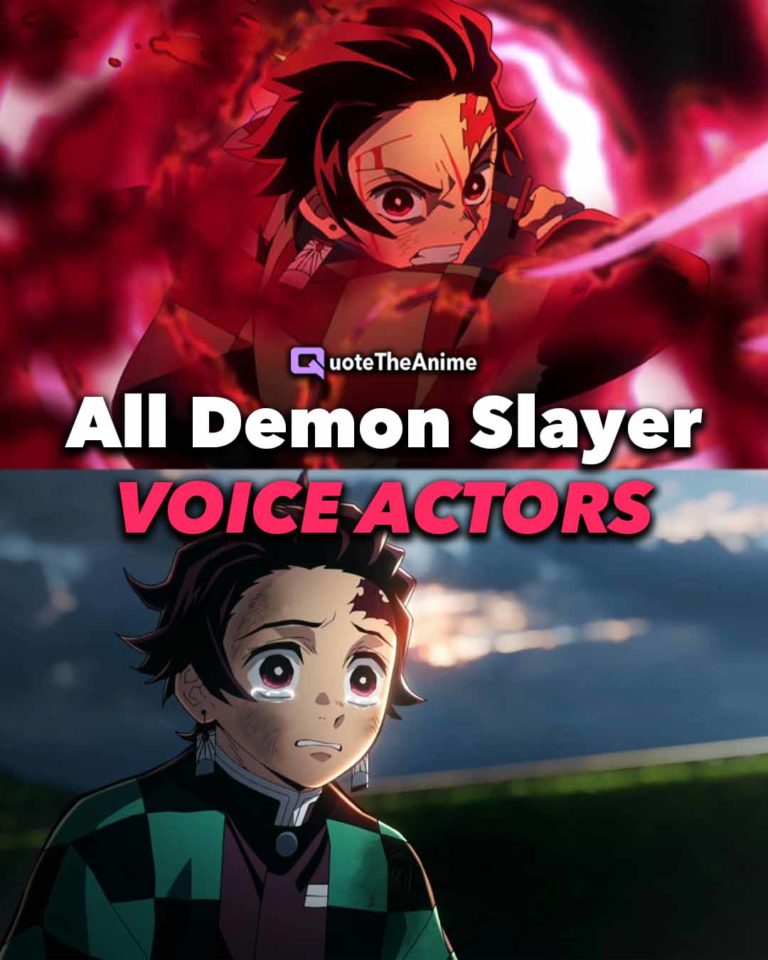 ALL 67+ Demon Slayer Voice Actors (OFFICIAL) - QTA