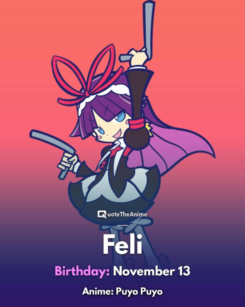 ALL Anime Characters Born in November (OFFICIAL!)