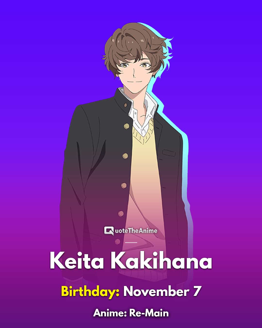 ALL Anime Characters Born in November (OFFICIAL!) | QTA