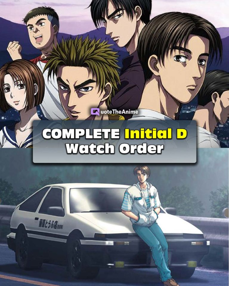 COMPLETE Initial D Watch Order (Easy To Follow) - QTA