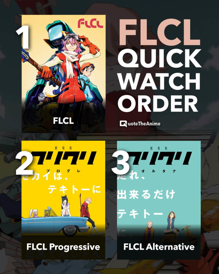 Complete FLCL Watch Order (Easy To Follow)