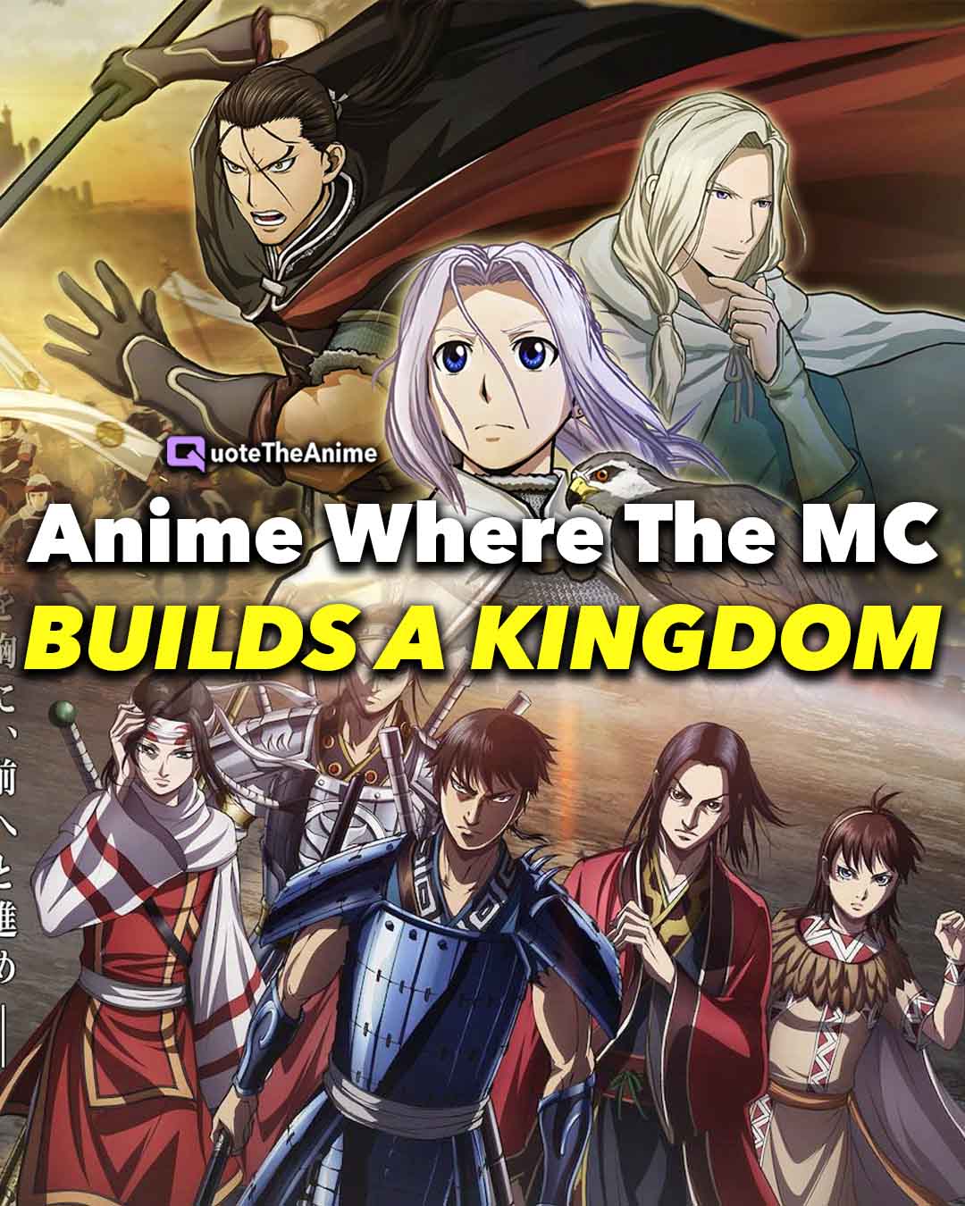 15+ Anime Where The MC Builds A Kingdom (Recommendations) | QTA