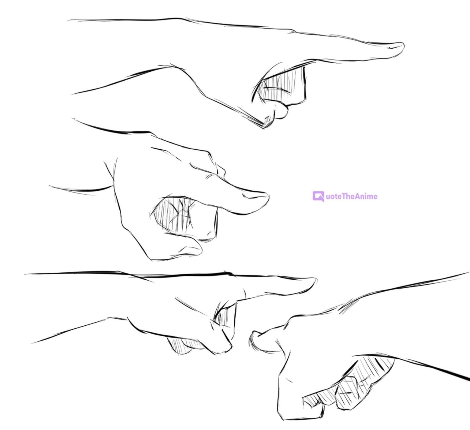 How to Draw Anime Hand Poses Step by Step | QTA
