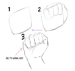 How to Draw Anime Hand Poses Step by Step | QTA