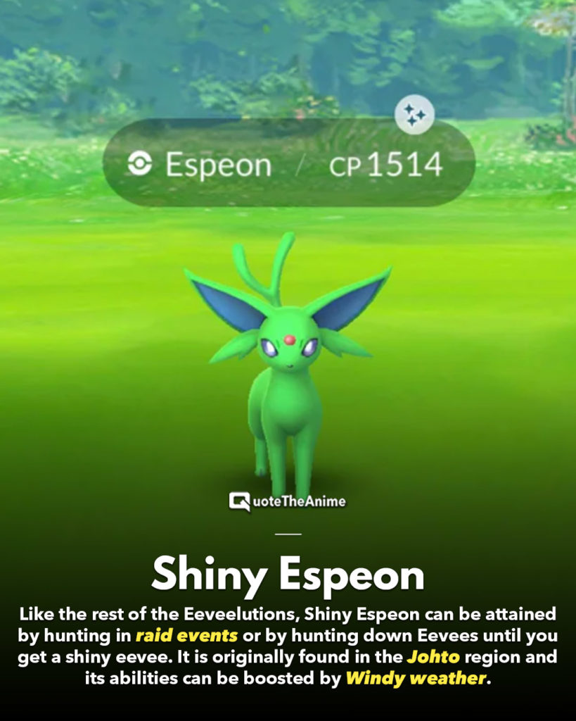 Pokemon GO: Every Shiny Eevee Evolution (RANKED) - QTA