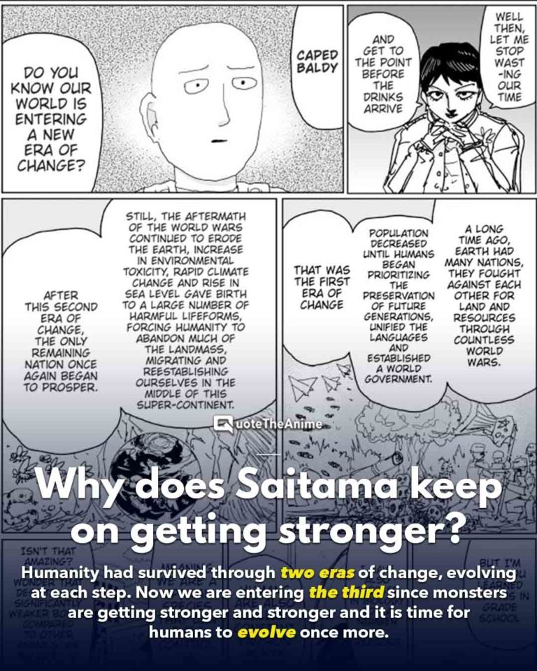 How Does Saitama Keep Getting Stronger vs. God Garou? - QTA