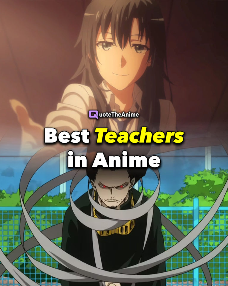 35+ Best Anime Teachers to WATCH! (Recommendations) - QTA