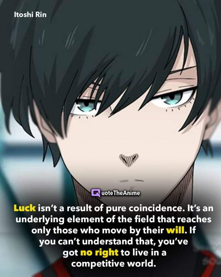 24+ Powerful Blue Lock Quotes! - QTA