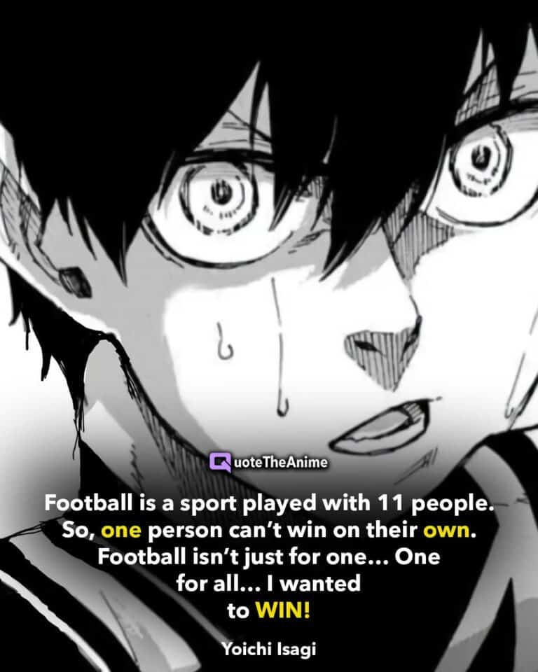 24+ Powerful Blue Lock Quotes! - QTA