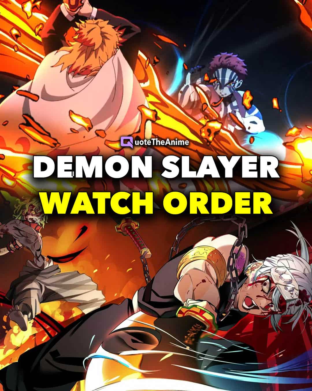 COMPLETE Demon Slayer Watch Order (Easy To Follow) - QTA