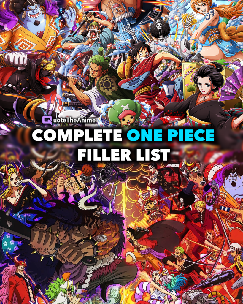 One Piece Arc Filler Listesi List - Infoupdate.org
