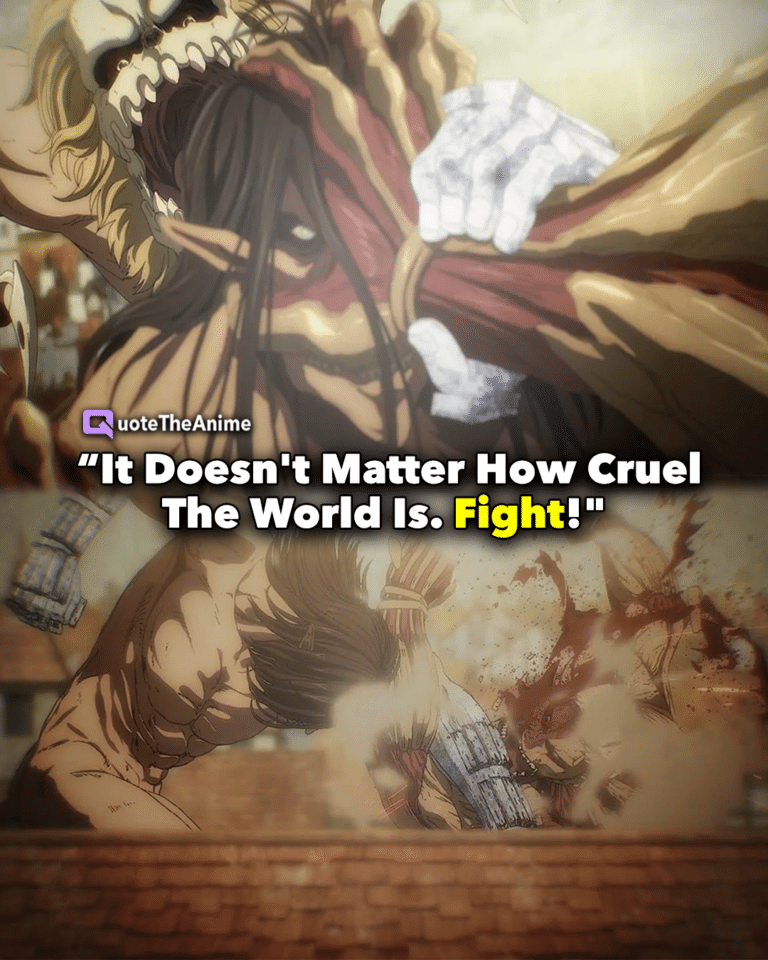 15+ Powerful Attack On Titan Quotes!! - QTA